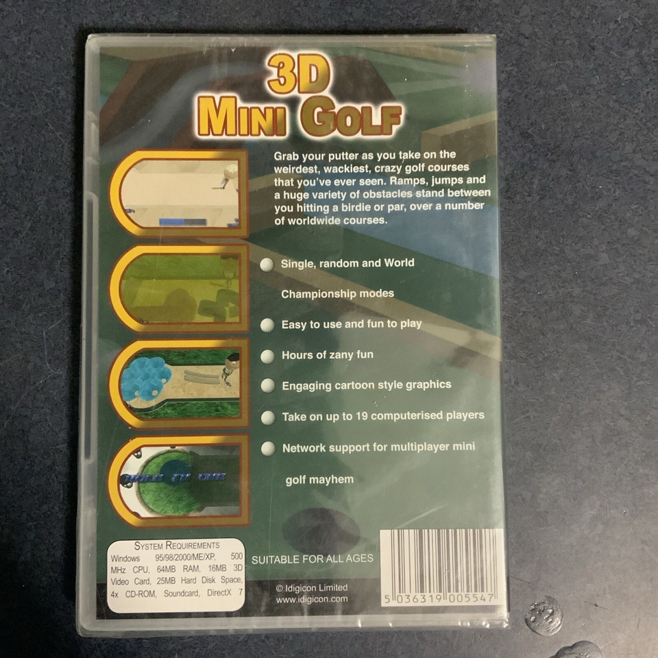 3D Mini Golf - PC Game, New and Sealed | eBay