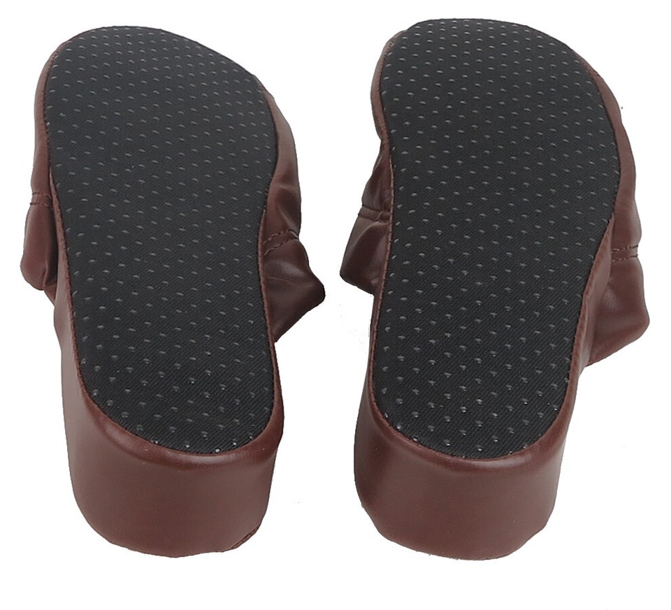 Pair of Women's Soft Vinyl House Slippers Sizes 6-11 New | eBay