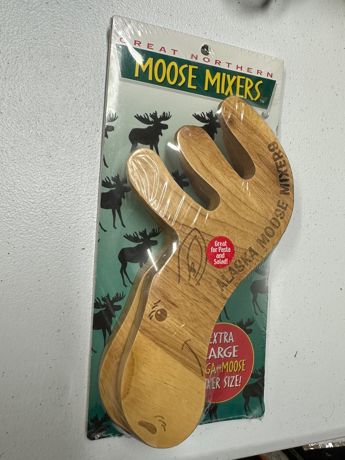Alaska Moose Mixers Wood Salad Pasta Server Alaska Souvenir Brand New ...