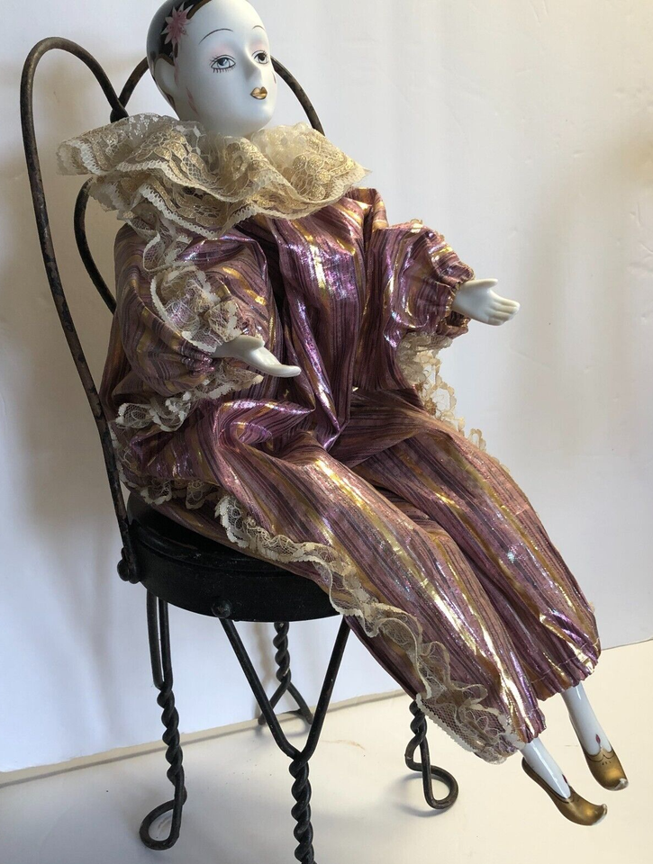 Automaton- Music Box - Doll-Moves to the Music- Harlequin-Jester-Clown ...