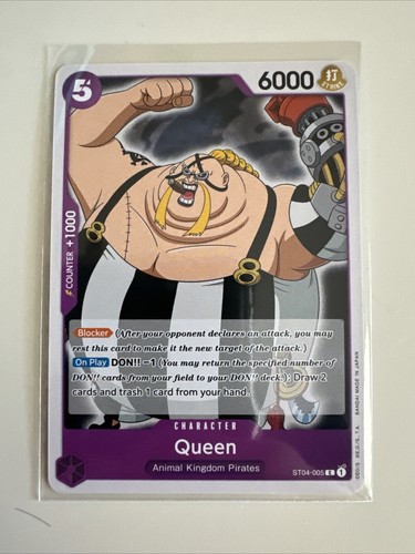 Queen One Piece TCG ST04-005 Near Mint Pack Fresh | eBay