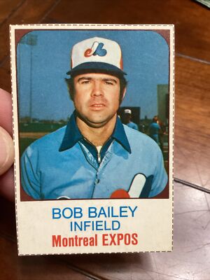 1975 Hostess #55 Bob Bailey Expos NM/MT 100% Dotted Line Visible | eBay
