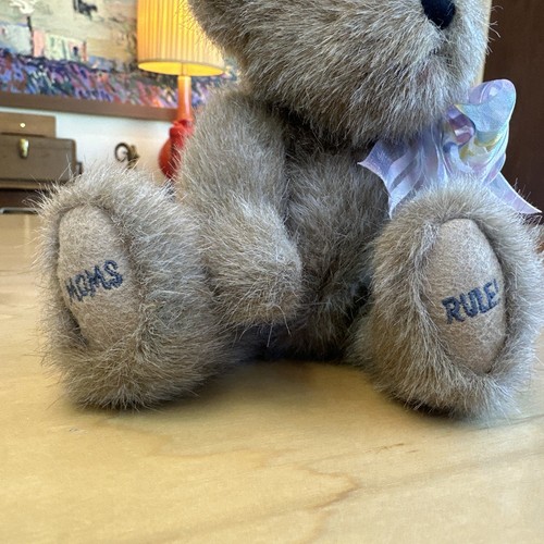 VTG Boyd's Bears Moms Rule Plush Bear Truly D. Bestmom Mothers Day Bow ...
