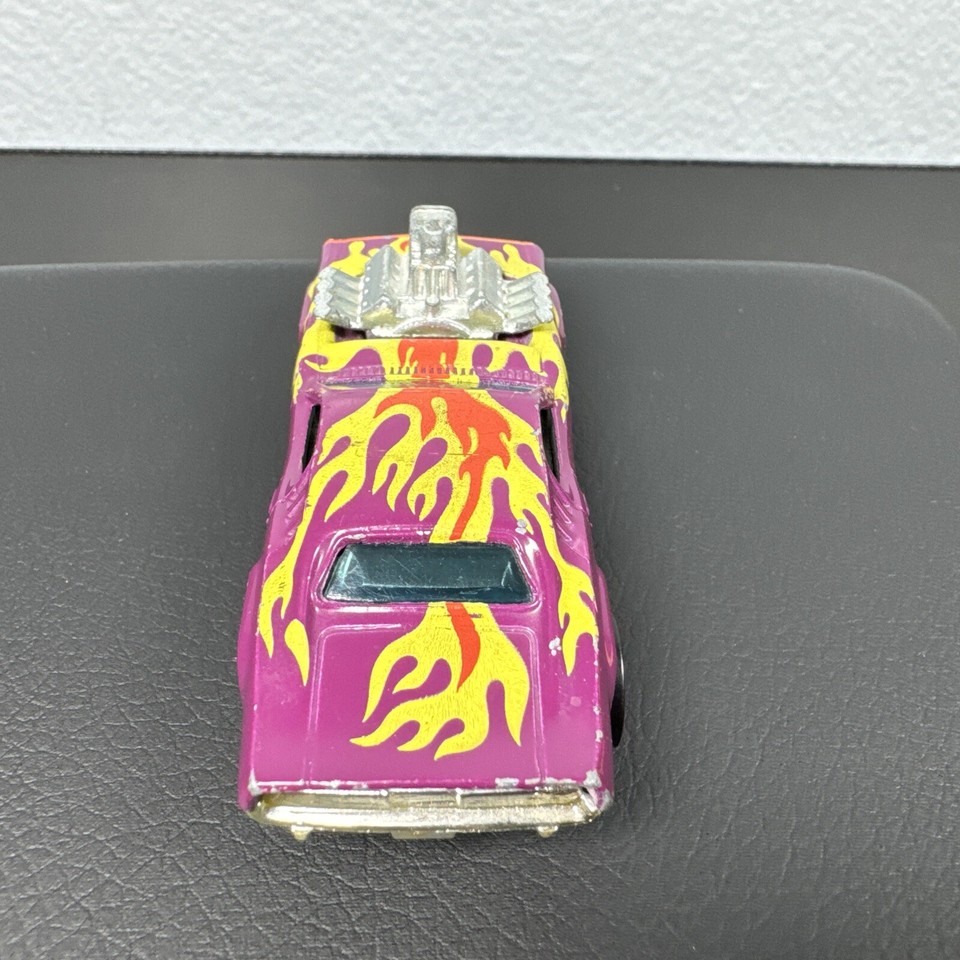 Hot Wheels Flying Colors Redline Rodger Dodger Purple Plum Flames No ...