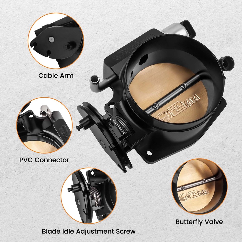 For GMC Throttle Body Cable Gen III LSX LS1 LS2 LS3 LS4 LS6 LS7 92MM ...
