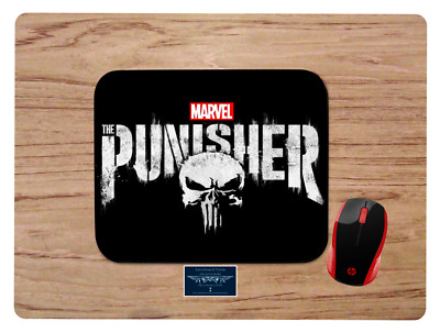 MARVEL PUNISHER LOGO DESIGN MOUSE PAD MOUSEPAD MAT NON-SLIP HOME OFFICE ...