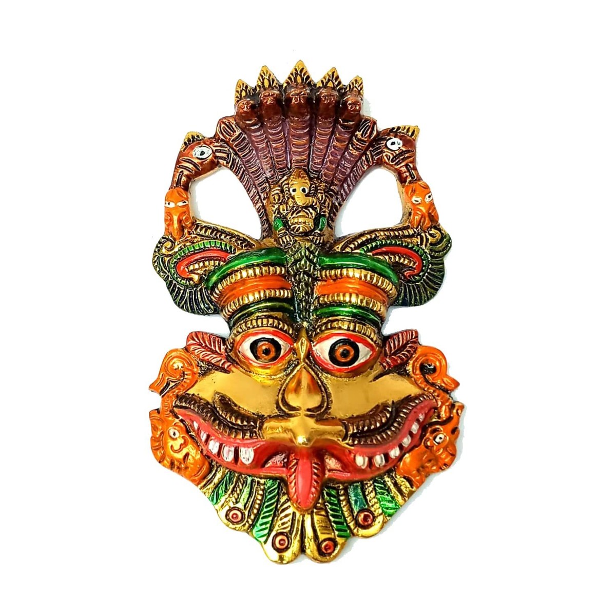 Indian Cultural Masks Indian Traditional Mahakal Face Mask Nazar Battu