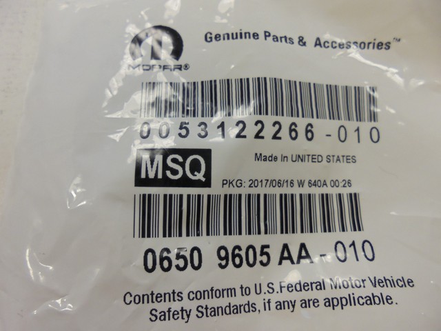 Genuine Mopar Upper Cover Screw 6509605AA for sale online | eBay