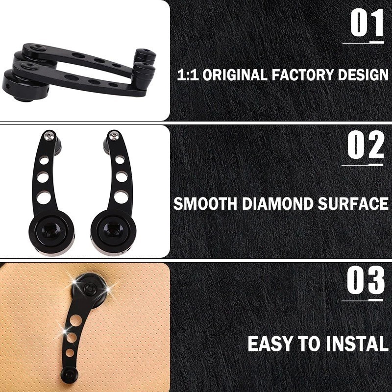 NEW CAR BILLET ALUMINUM WINDOW CRANK HANDLE WINDER TRUCK PICKUP DOOR ...