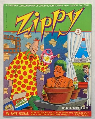 Zippy Quarterly #3 by Bill Griffith Underground Comix Fantagraphics ...