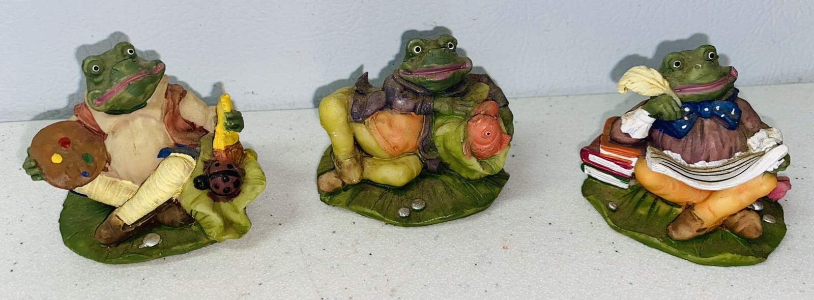 Set Of 3 Vintage Frog Figurines #43 | eBay