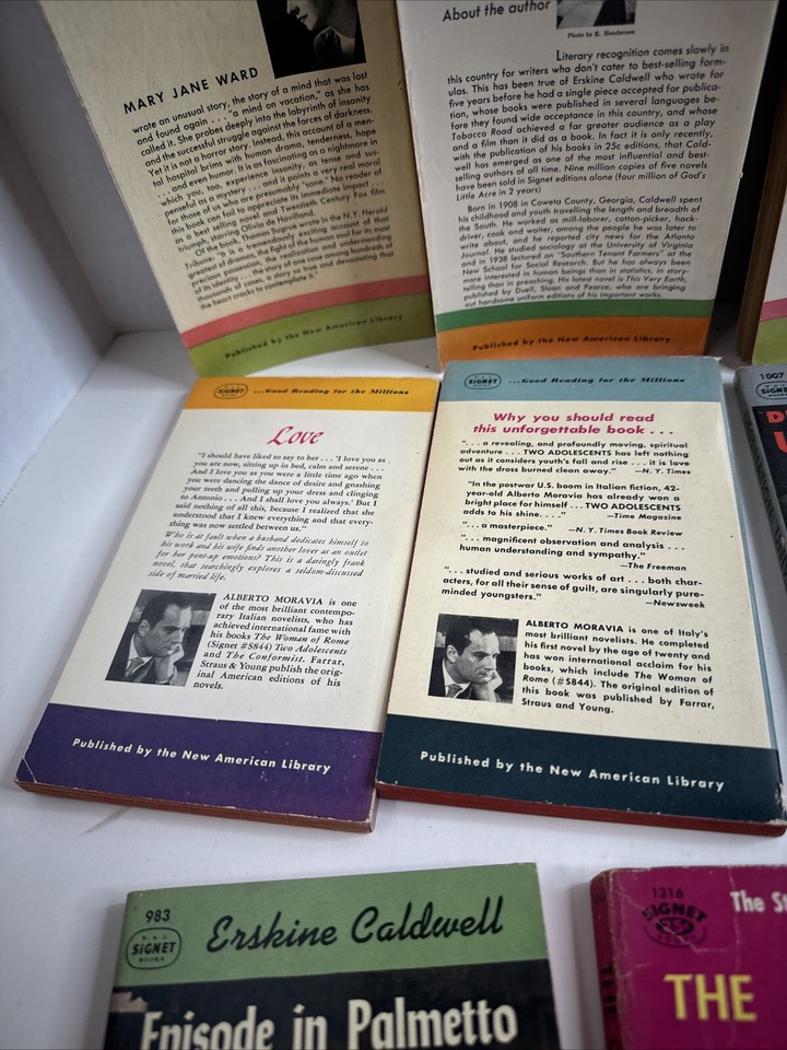 Lot of 14 Signet Books Publications 1st edition paperbacks, Forties And ...