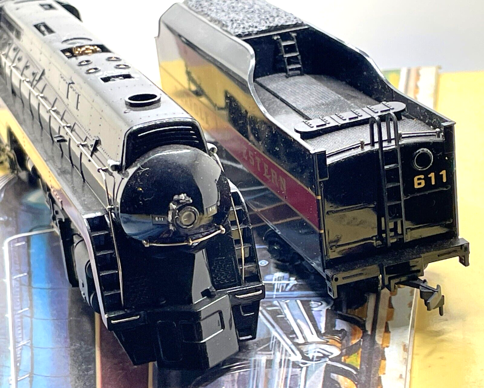 HO BACHMANN 41-0657-A4 4-8-4 NORFOLK & WESTERN CLASS J 611 STEAM ...