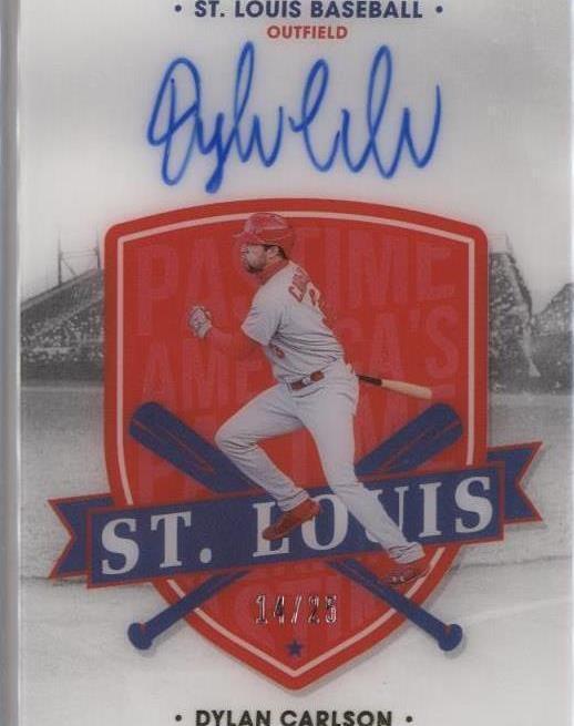 2021 Panini Chronicles - America's Pastime Autographs Dylan Carlson #AP ...