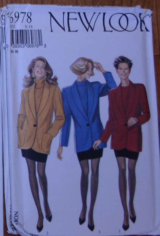 New Look Sewing Patterns Women's Multi-sized 8-18 Bust 34-44 +Handbags ...