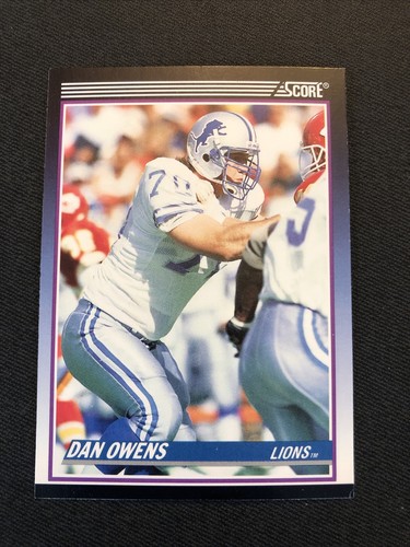 1990 Score Supplemental Football Card #89T Dan Owens RC | eBay
