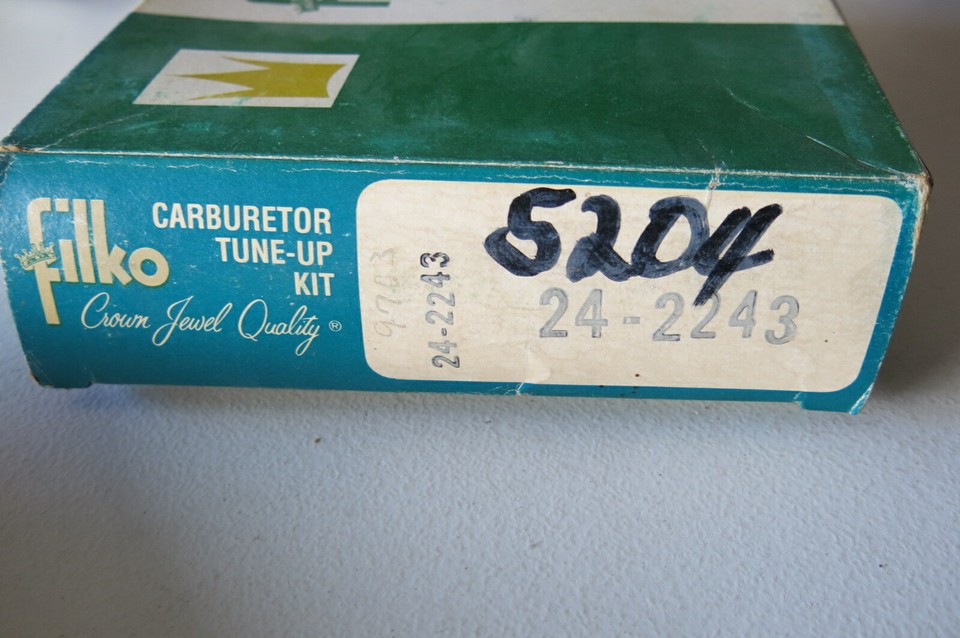 NOS FILKO CARBURETOR TUNE UP KIT 24-2243A / 5204 FITS FORD 1970-1975 | eBay