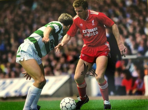 Signed Steve Nicol Liverpool Photo. 16x12 Inch. LFC. Autograph. Anfield ...