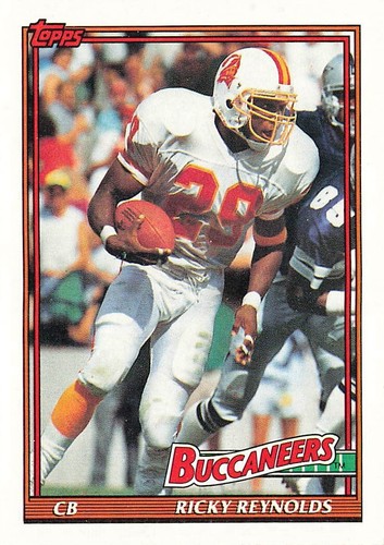 1991 Topps Ricky Reynolds Tampa Bay Buccaneers #484 | eBay