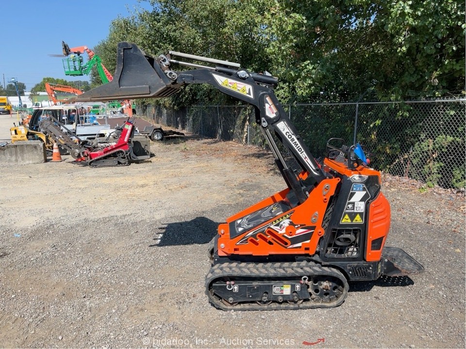 2018 Cormidi ML Mini Skid Steer Track Loader Dump Crawler Honda GX390 ...