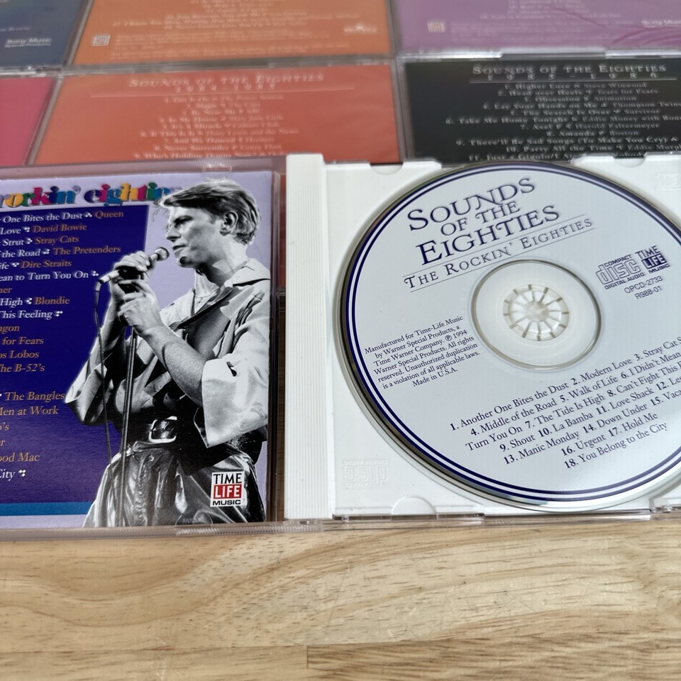 Lot Of 17 Time Life Sounds Of The 80s EIGHTIES CD Set Collection 300 ...