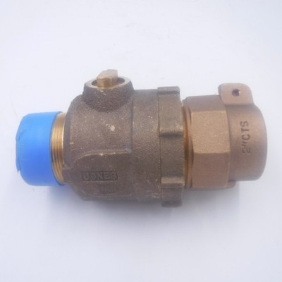 2" CTS X 2" MNPT Jones Corporation Stop Ball Valve Brass No lead | eBay