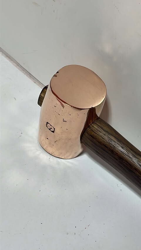 Polished, restored, new handle Vintage 3 lb Copper Mallet | eBay