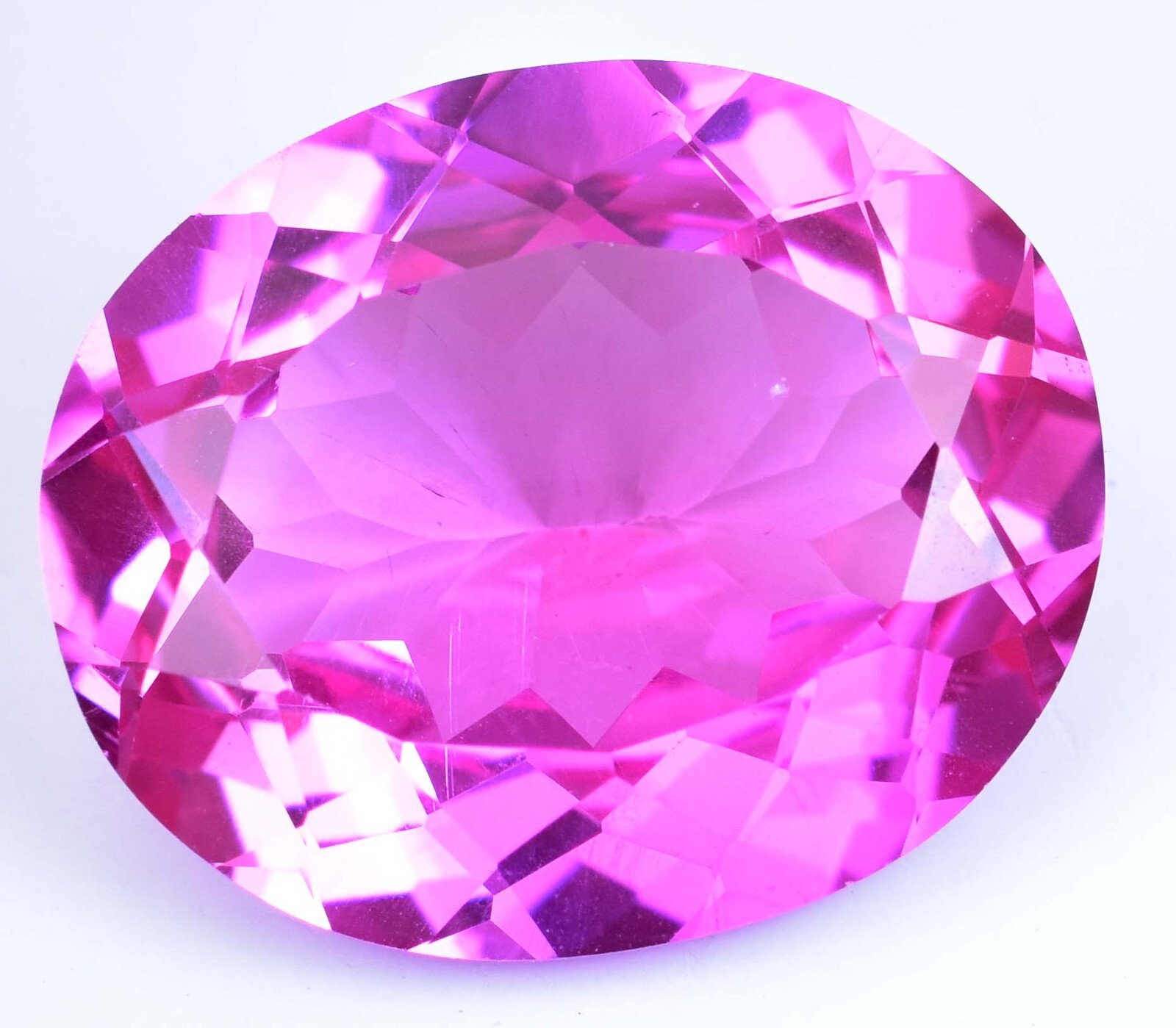 Flawless 58.65 Ct Natural Mogok Pink Ruby Oval Cut Certified Loose ...
