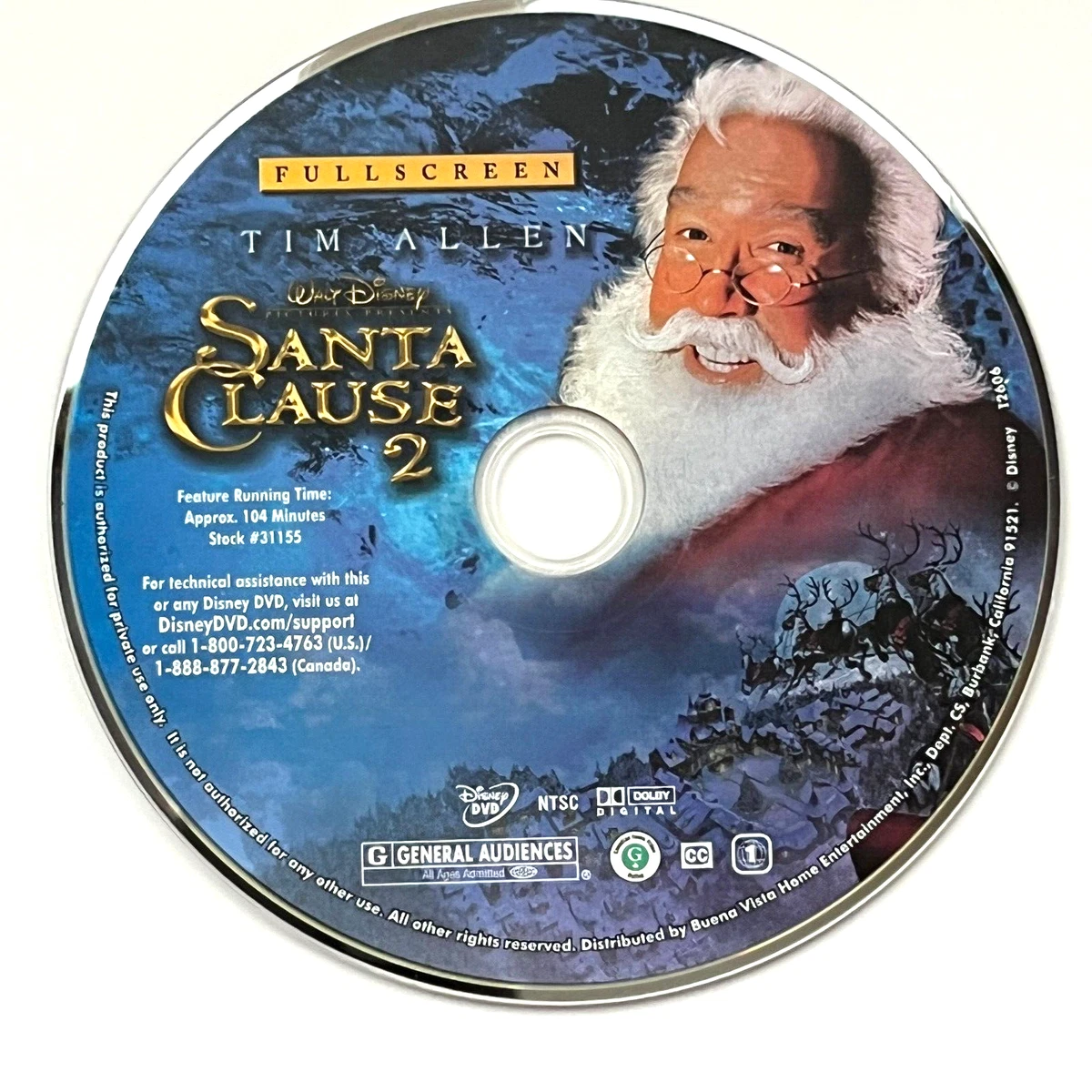 Tim Allen Santa Clause Dvd