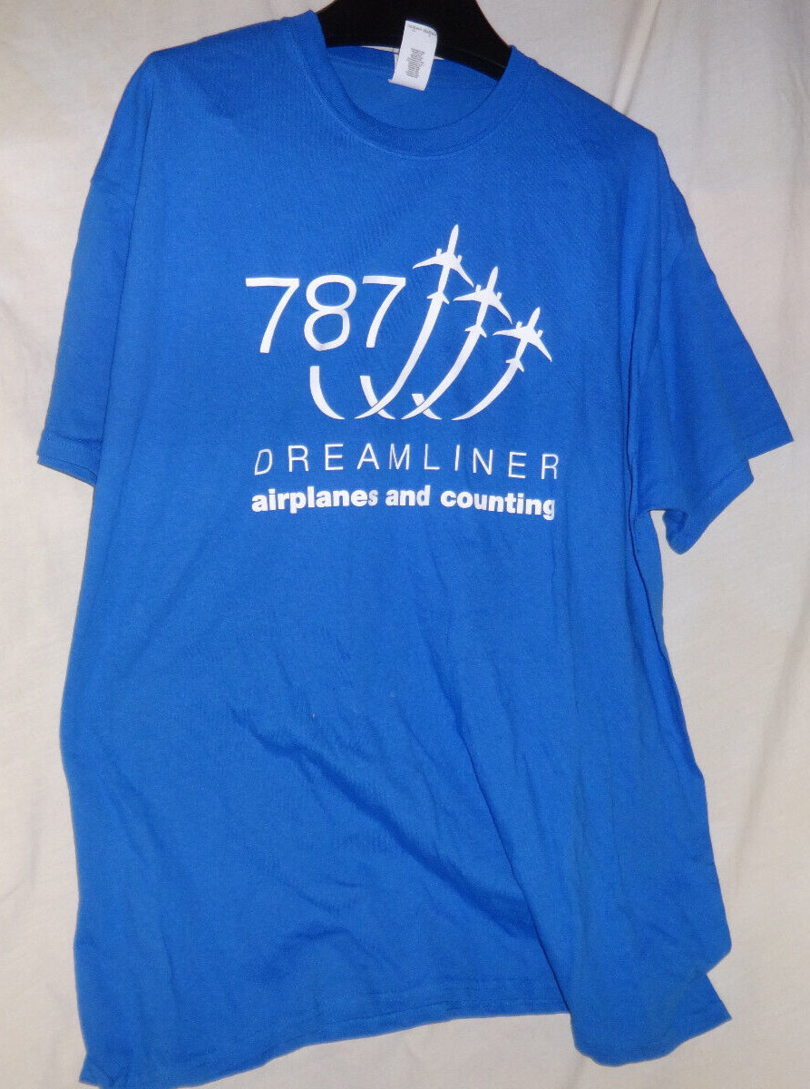 Boeing 787 Dreamliner Team Double Sided Airplane Plan… - Gem