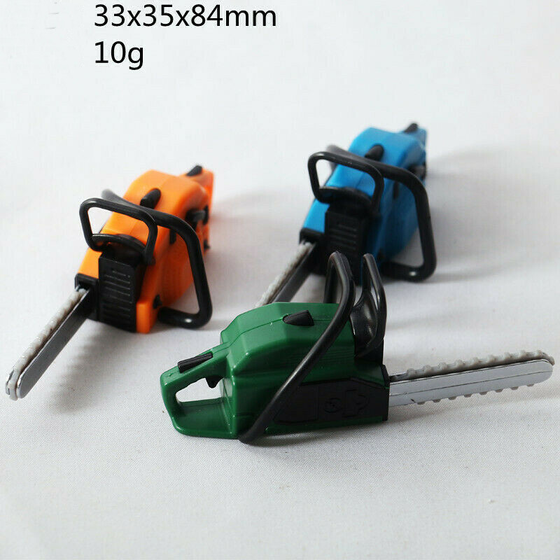 1/12 Scale Dollhouse Miniature Chainsaw Furniture Garden Tool Doll ...