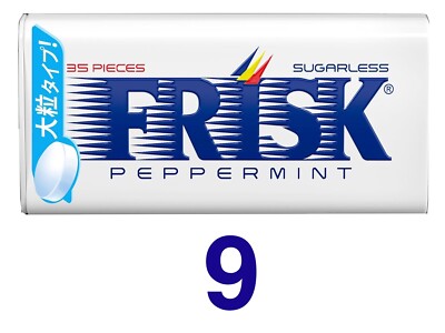 Small Breath Mints: Kracie Frisk: Peppermint x 9 Packs (Mintia Style ...