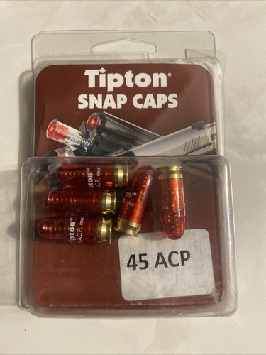Tipton Snap Caps .45 ACP-Precision Metal Base Snap Cap-Pack of 5-146331 ...