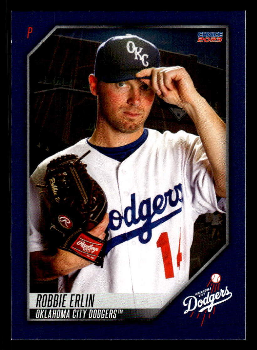 Robbie Erlin 2023 Choice Oklahoma City Dodgers #8 Oklahoma City Dodgers ...