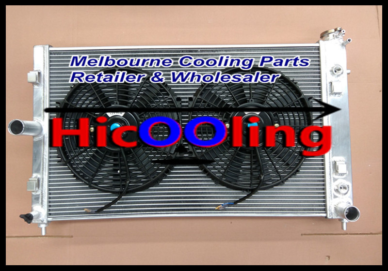 Alloy RADIATOR & FAN FOR Holden VZ Commodore GEN3 LS1 5.7L GEN4 LS2 6L ...