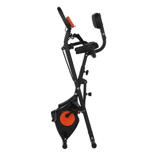 Black Foldable Home Exercise Bike Compact Indoor Cycling Workout ...