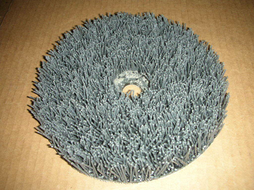 3M Brushlon 420B 7" x 7/8" x 3/4" Abrasive Nylon Brush Silicon Carbide ...