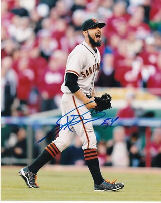 SERGIO ROMO SAN FRANCISCO GIANTS ACTION SIGNED 8x10 | eBay