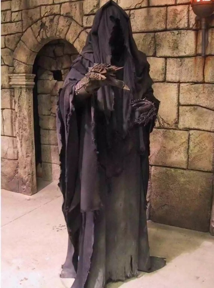 Ring Wraith Costume Nazgul Costume Black Cape Cloak | eBay