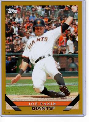 Joe Panik 2019 Topps Archives 5x7 Gold #296 /10 Giants | eBay