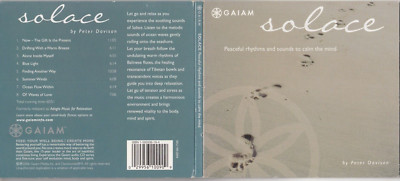 Solace - Peaceful Rhythms and Sounds to Calm the Mind by Peter Davison CD 2006 | eBay