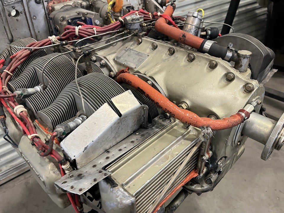 Continental IO-470-N 1323 SMOH Engine W/Accessories Seen 260 H.P. Beech ...