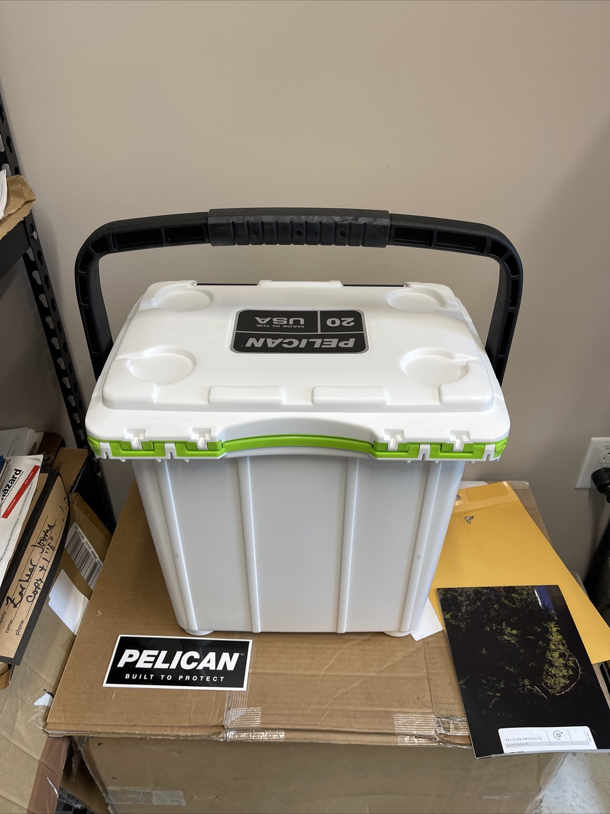 Pelican 20Q-1-WHTGRY Elite 20 Quart Cooler | eBay