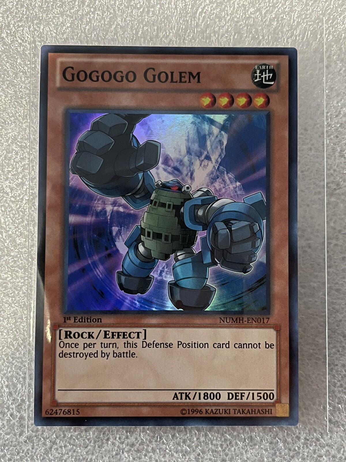 Gogogo Golem - NUMH-EN017 - Super Rare - 1st Ed. - Yu-Gi-Oh | eBay