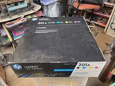 HP 201A LaserJet Toner Cartridges - 4 Pack. Black, Yellow, Cyan ...