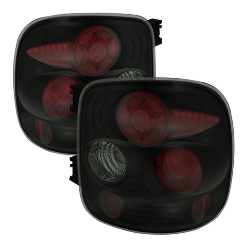 SPYDER Fits Chevy Silverado Stepside 99-04 Euro Style Tail Lights Black ...