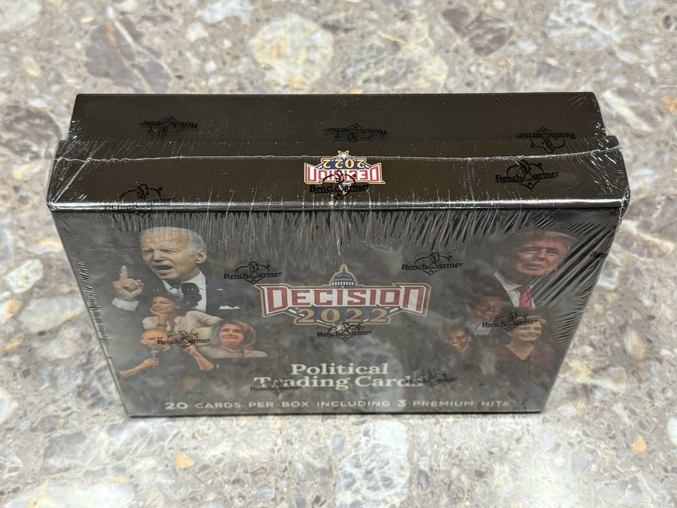 DECISION 2022 Political Trading Cards - Factory Sealed Hobby Box | eBay