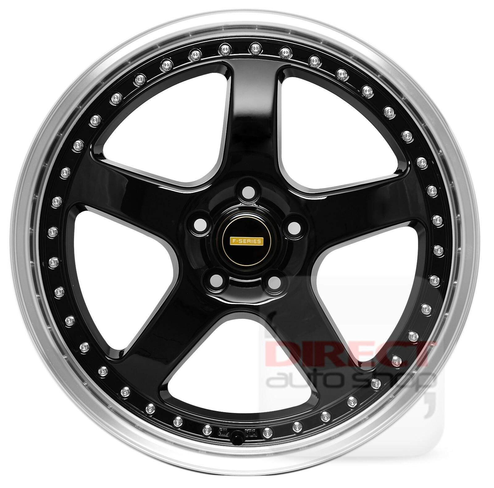 4x FR BLACK 20 inch Staggered Alloy Wheel FORD FALCON AU BA BF FG XR6 ...