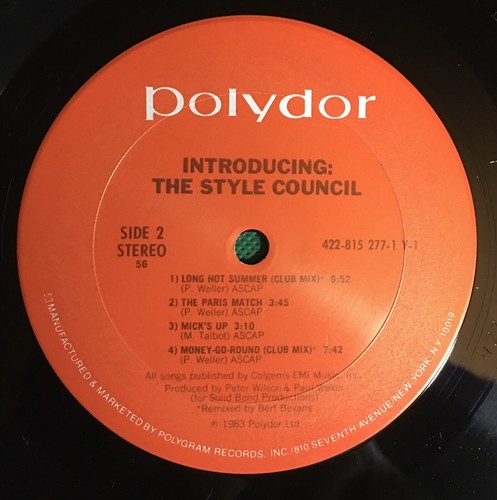 Introducing The Style Council Mini LP 1983 Polydor | eBay