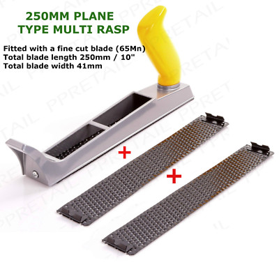 Surform Multi Rasp Plane with 2 Blades Length 250mm / Woodworking ...